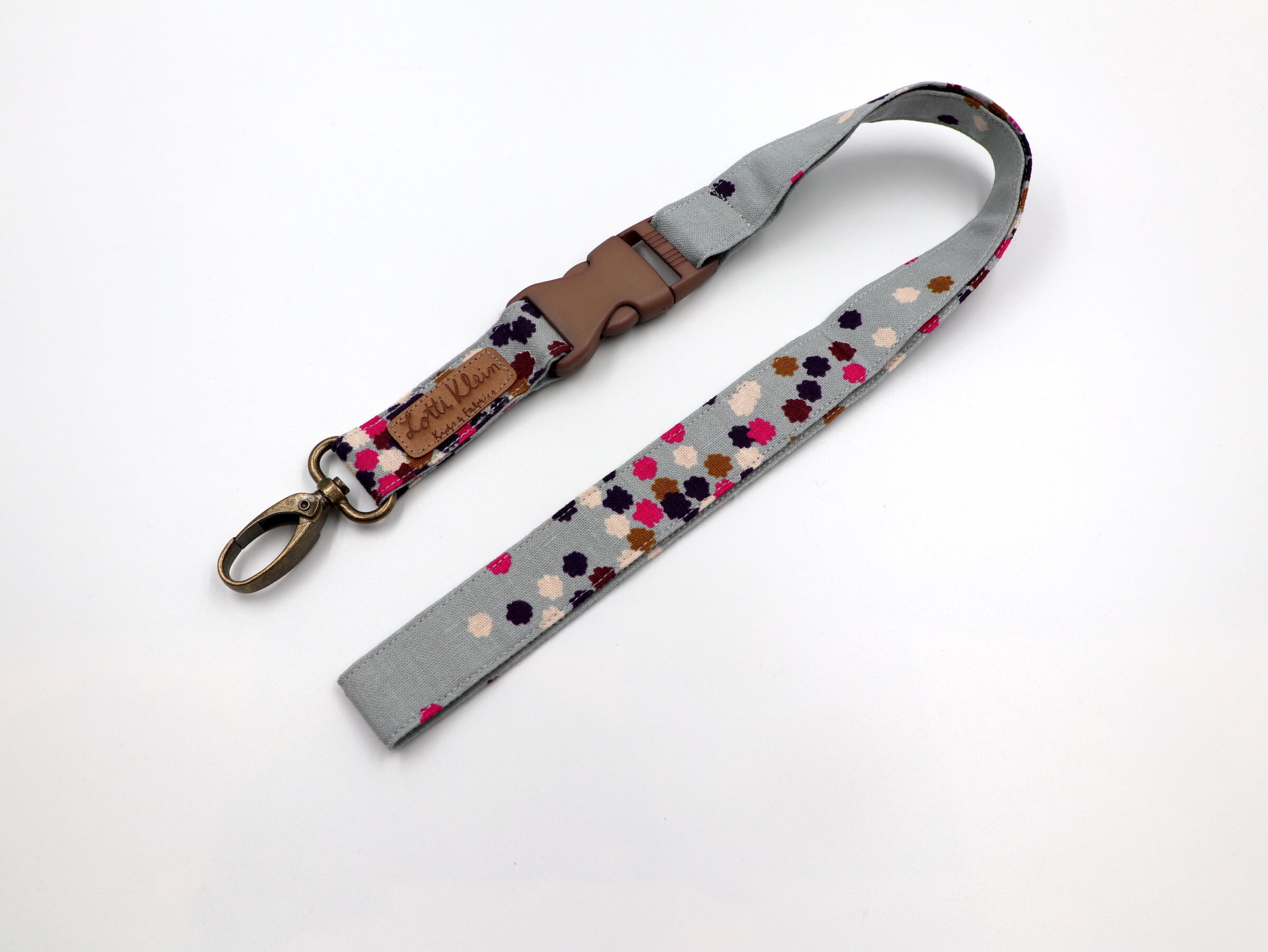 Schlüsselband "Gray Hax" individuell und handmade aus Berlin - LottiKlein