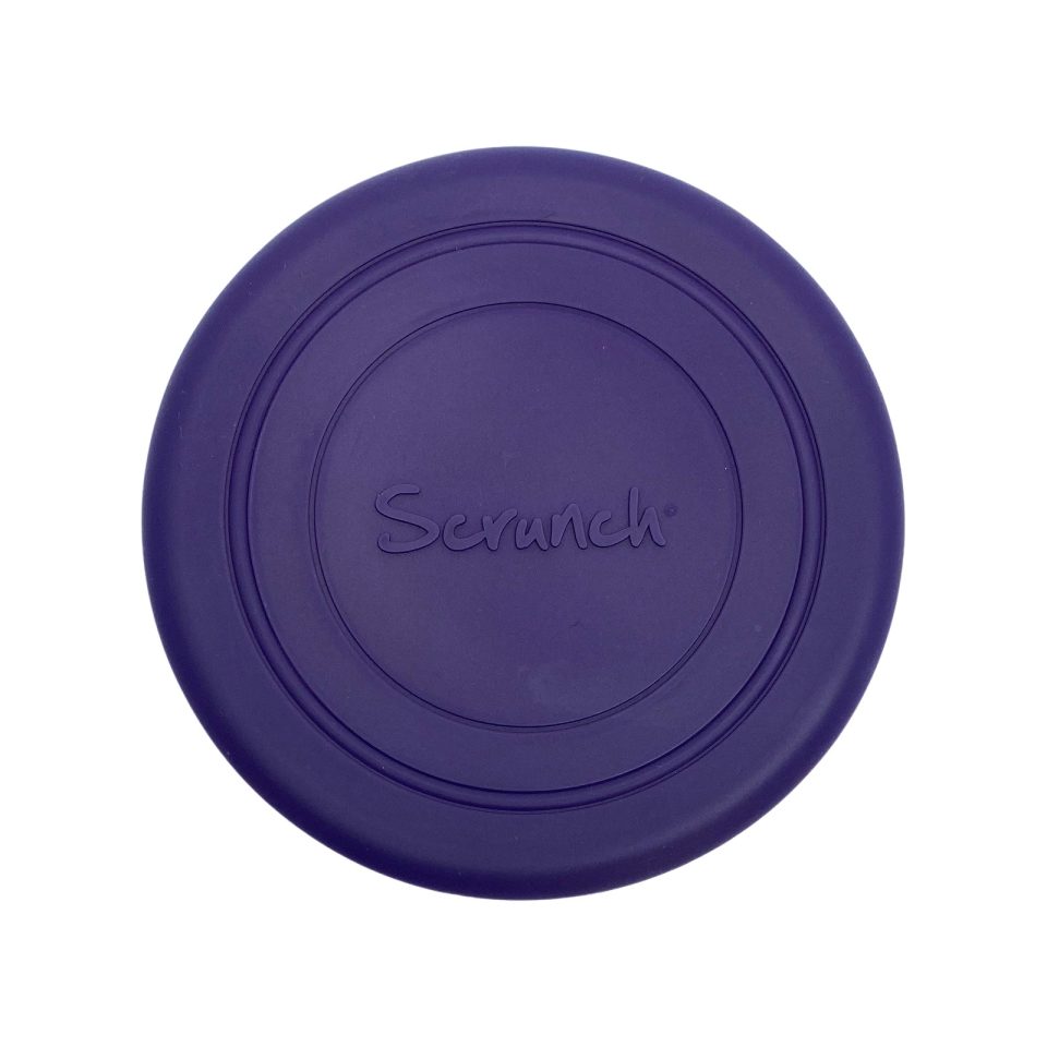 Scrunch - Frisbee aus Silikon - Dark Purple - LottiKlein