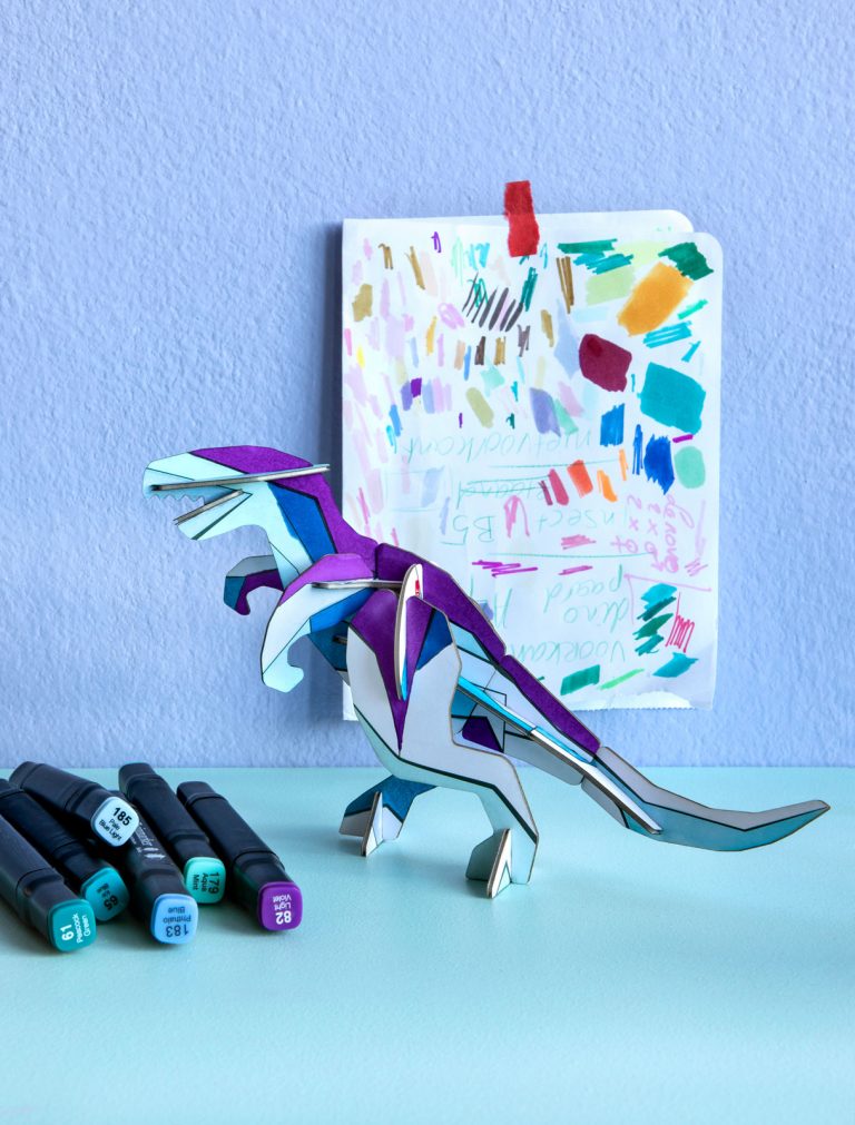 Studio ROOF - Bastel-Set zum Selbergestalten "D.I.Y." - T-Rex - LottiKlein