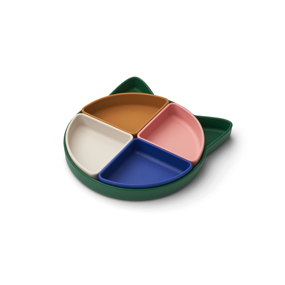 Liewood - Silikonteller mit Unterteilungen "Arne Divider Plate" - Cat ...